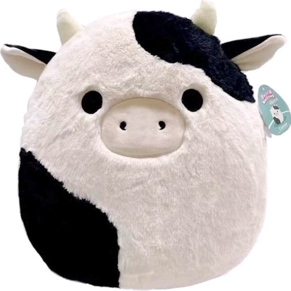 Squishmallows | Toys | Connor Fuzzamallow Cow Htf Original Squishmallow ...